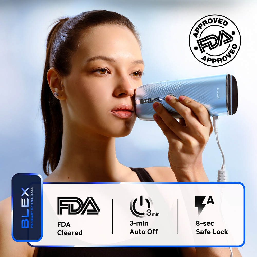 Blex Velvet IPL Laser Hair Removal with Dual-Paulse Technology